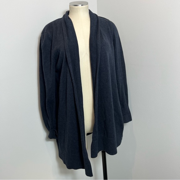 CAbi | Sweaters | Cabi Blue Cardigan Open Back M | Poshmark